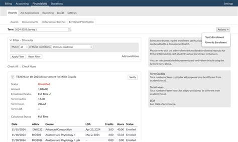 Enrollment Verification Populi Knowledge Base