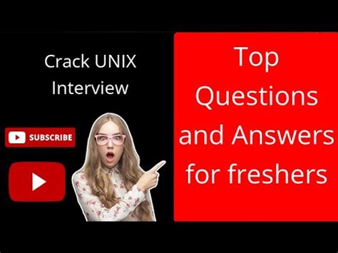 Unix Interview Questions For Freshers Crack Unix Interview Youtube
