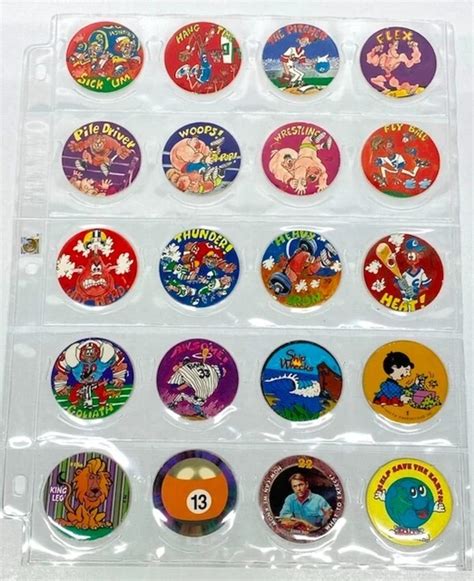 Assorted Pogs 90s Clear Sheet Lot Of 20 Nice £947 Picclick Uk