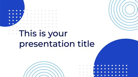Blue Circle Powerpoint Template Google Slides And Keynote HiSlide Io