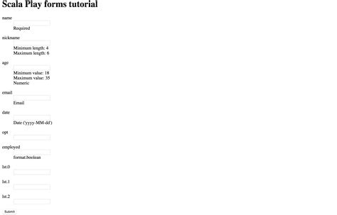 Creating Forms On Your Play Application Part 1