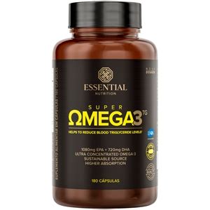 Super Ômega 3 Tg Essential Nutrition 180 Cápsulas Super Ômega 3 Tg