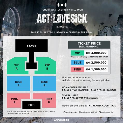 Promotor Rilis Harga Tiket Konser TXT Di Jakarta