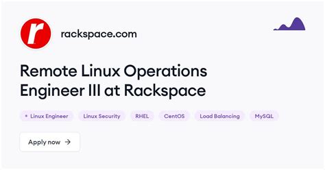 😀 Rackspace Is Hiring A Remote Linux Operations Engineer Iii R