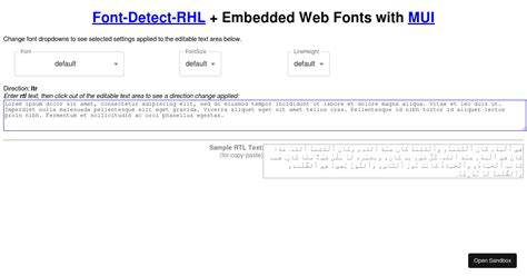 mui font detect rhl embedded web fonts codesandbox