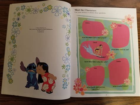 ABlueStitchInTime A Look At Disneys Sticker Book Treasury II This