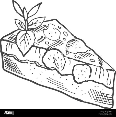 Pie Slice Clipart Black And White