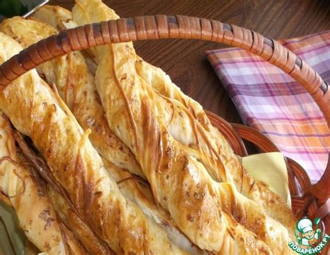 Хлебные палочки с сыром – кулинарный рецепт
