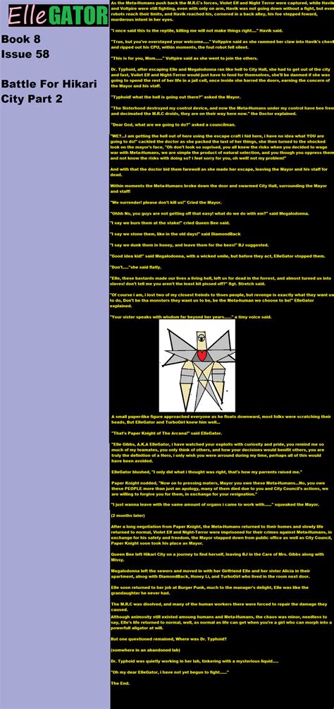 Book 8 Issue 58 Battle For Hikari City Part 2 By Mc Laboratories On