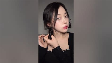 대두가 소두되는 고데기 없이 물결 웨이브 예쁘게 하는법 Shorts Youtube