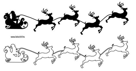 Трафареты дед мороз на санях на окно 28 фото