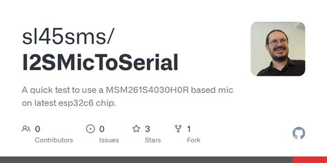 Github Sl45smsi2smictoserial A Quick Test To Use A Msm261s4030h0r