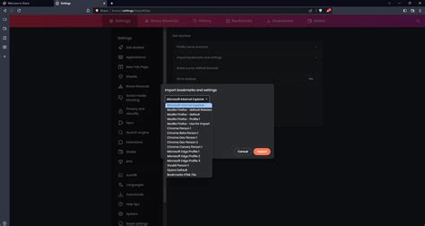 Not All Installed Chrome Channels Browsers Are Shown In Import Settings Page In The New