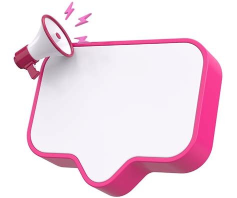 Premium Photo Notification Box With Magaphone 3d Illustration