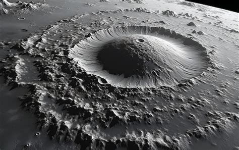 Premium Ai Image The Surface Of The Moon