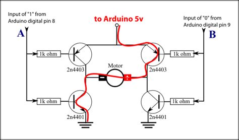 Arduino H Bridge Motor Control Electrical And Computer Engineering Projects