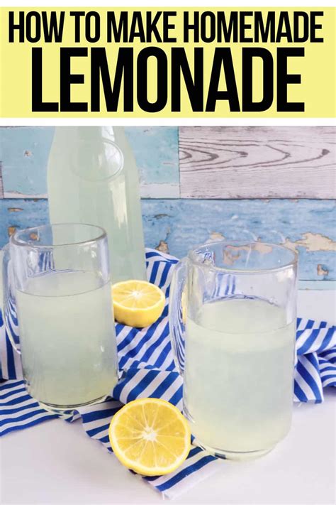 Perfect Homemade Lemonade Recipe Nerdy Mamma