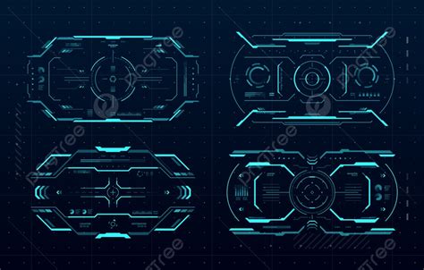Hud Interface Vector Design Images Hud Aim Control Frame Interface Interface Design Future
