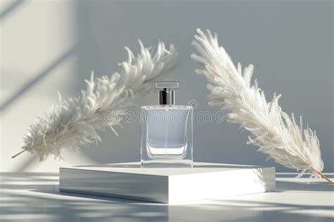 Tan Vase With Feathers And Pampas On It Stock Image Image Of