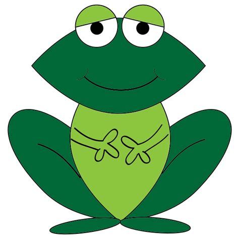 Cartoon Frog Free Svg