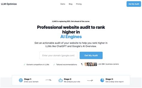 llm optimize auditoría de sitio web para rankear mejor en
