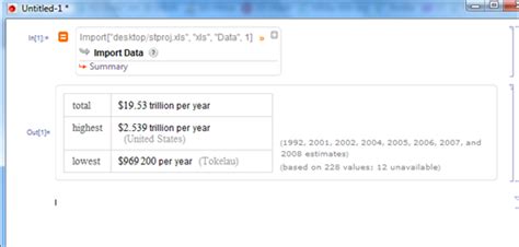 Import Importing From Excel Mathematica Stack Exchange