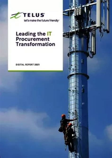 Leading The It Procurement Transformation Of Telus Brochure Supply