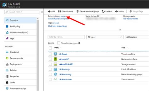 How To Move Azure Resources From One Subscription To The Other Kunal Chowdhury
