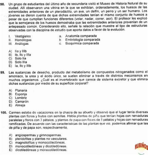 Unmsm 2020 Simulacro San Marcos 2021 Presencial Descentralizado