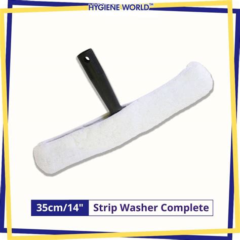 Window Squeegee Complete Strip Washer Complete 14” 35cm Glass Wiper