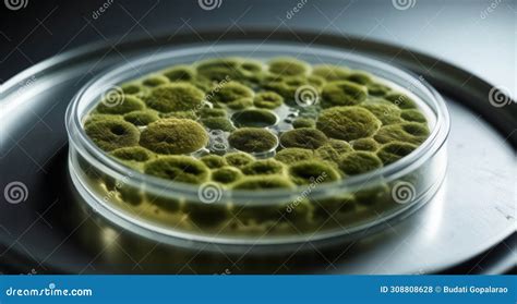 Microscopic Life Under The Microscope Stock Illustration Illustration Of Microorganism Marine