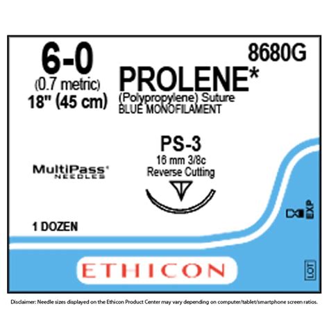 Prolene® Polypropylene Suture 8680g