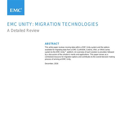 Docu71631 Unity Migration Technologies Pdf DocDroid