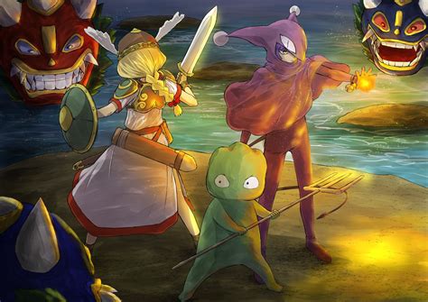 Valkyrie Krino Sandra And Sabine Valkyrie No Densetsu Drawn By Ko