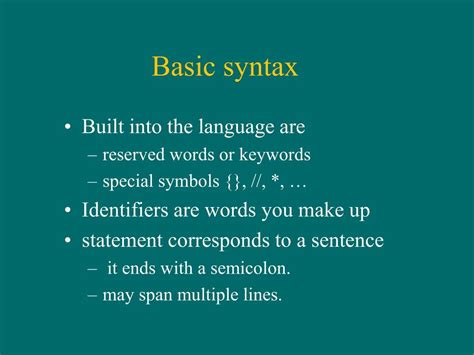 Ppt Basic Program Elements In C Syntax Input Output And Types