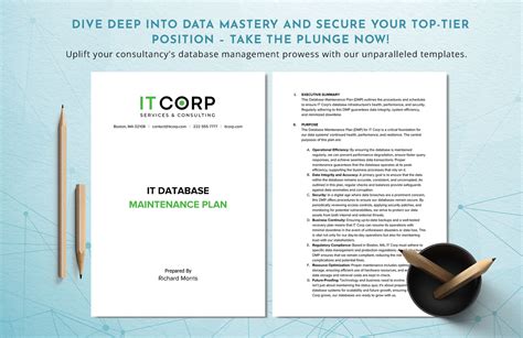 IT Database Maintenance Plan Template In Word PDF Google Docs