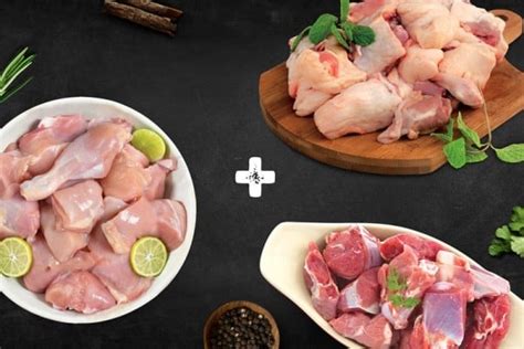 Triple Combo 1kg Premium Chicken Skinless Curry Cut 800g Kuttanadan