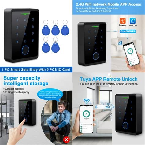 Dufderia Wifi Access Control Waterproof Fingerprint Standalone Keypad