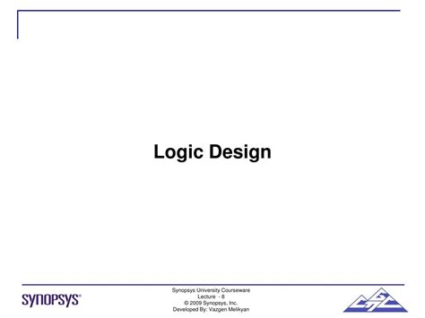 PPT Logic Design PowerPoint Presentation Free Download ID 6095145