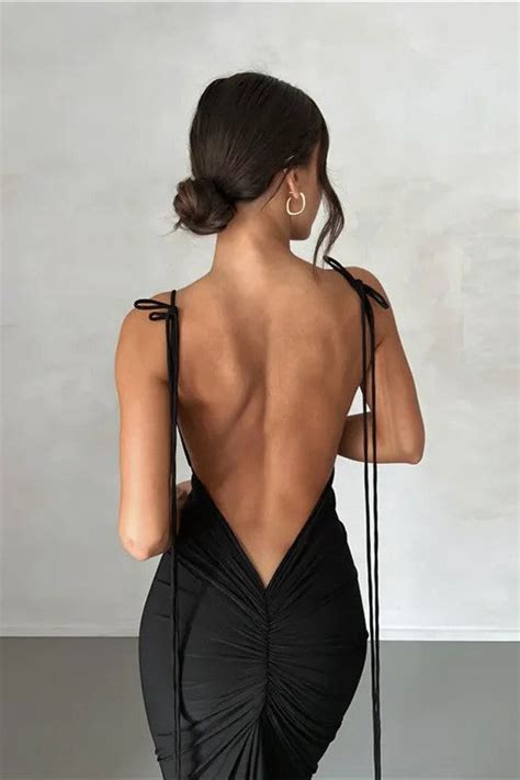 Robe Longue Dos Nu Sexy Boutique Spicy