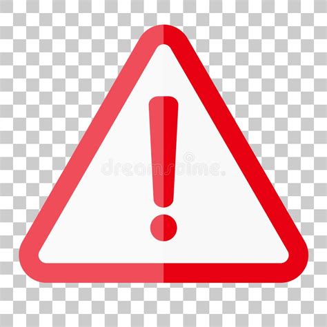 An Exclamation Mark Icon Indicating A Red Warning Or Danger Vector