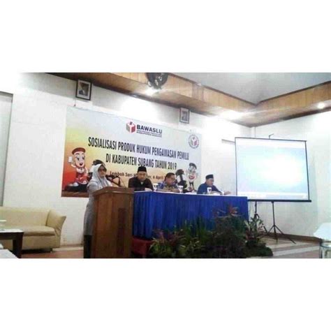 Bawaslu Subang Gelar Sosialisasi Produk Hukum Pengawasan Pemilu