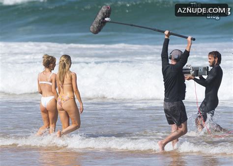 Hadley Robinson Sexy Seen With Sydney Sweeney Glen Powell And Michelle