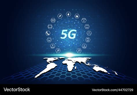 5g Wireless Internet Technology Concept Royalty Free Vector