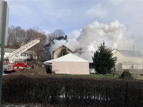 Two Alarm Fire Strikes Jenkins Township Home Times Leader