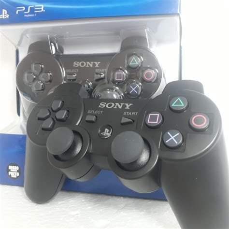 Controle Joystick Ps3 Sem Fio Cabo Carregador Shopee Brasil