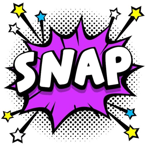 Free Vector Snap Pop Art Comic Speech Bubbles Book Sound Effects