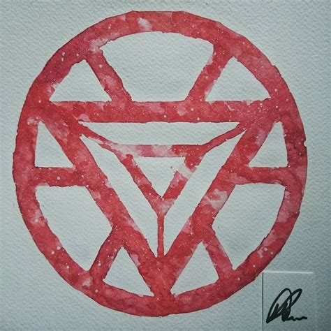Tony Stark Arc Reactor Print By Agentdeera On Deviantart