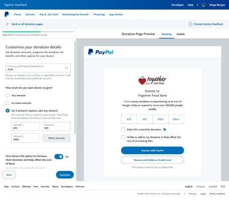 Add The Donate Button On Your Website PayPal AU