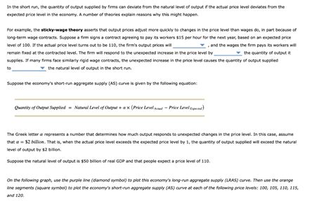 In The Short Run The Quantity Of Output Supplied By